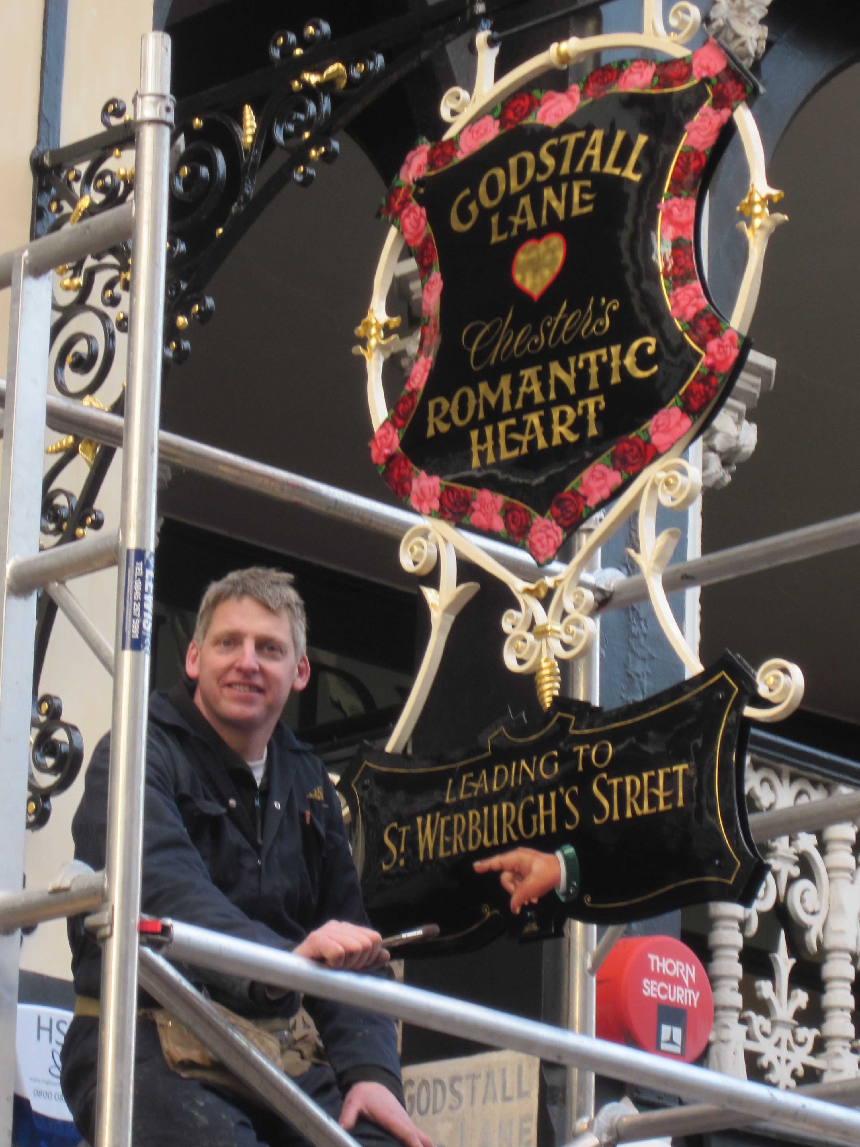 Gold Leaf work by David Kynaston– Wrights of Lymm