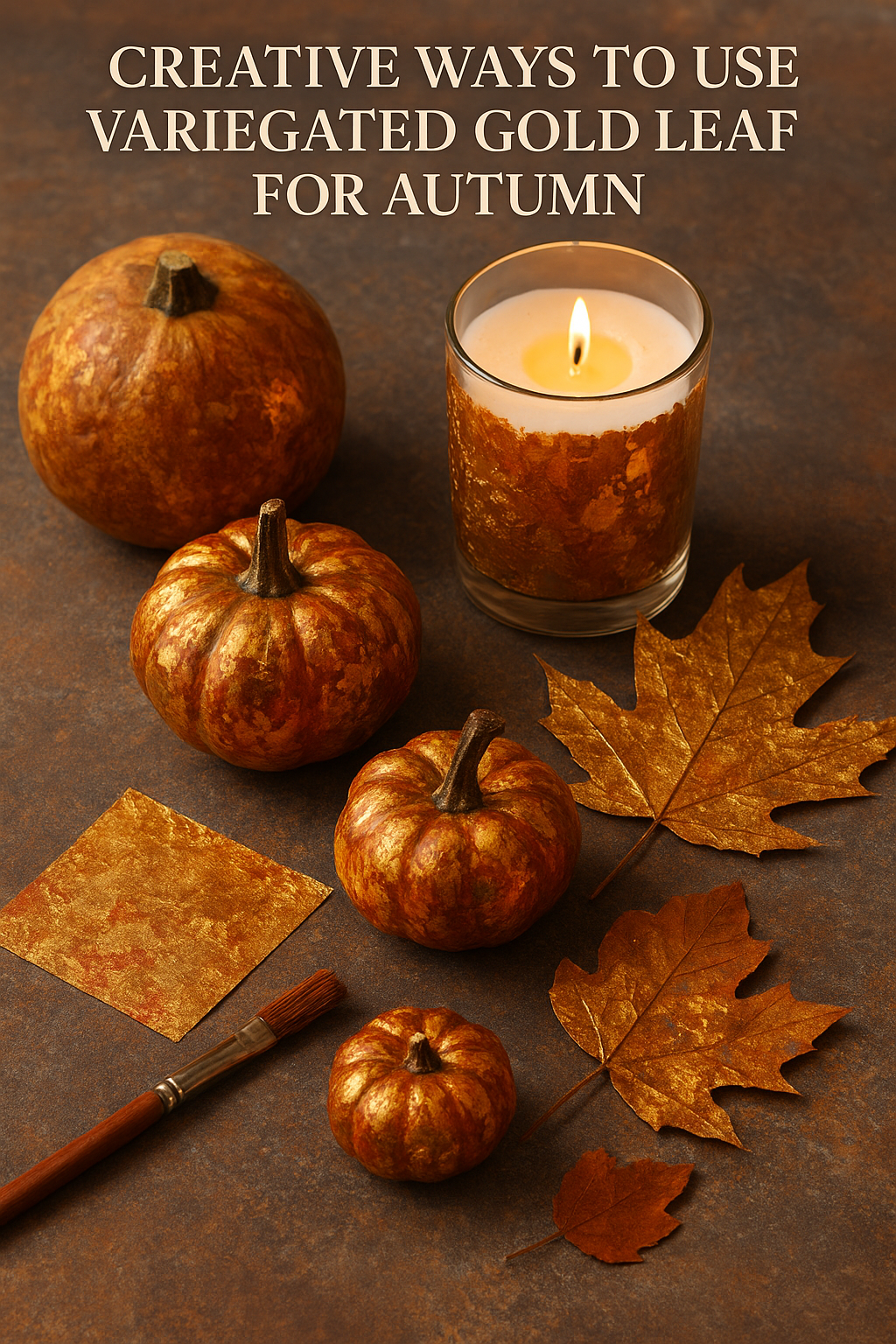 Creative Ways to Use Variegated Gold Leaf for Autumn Projects– Wrights ...