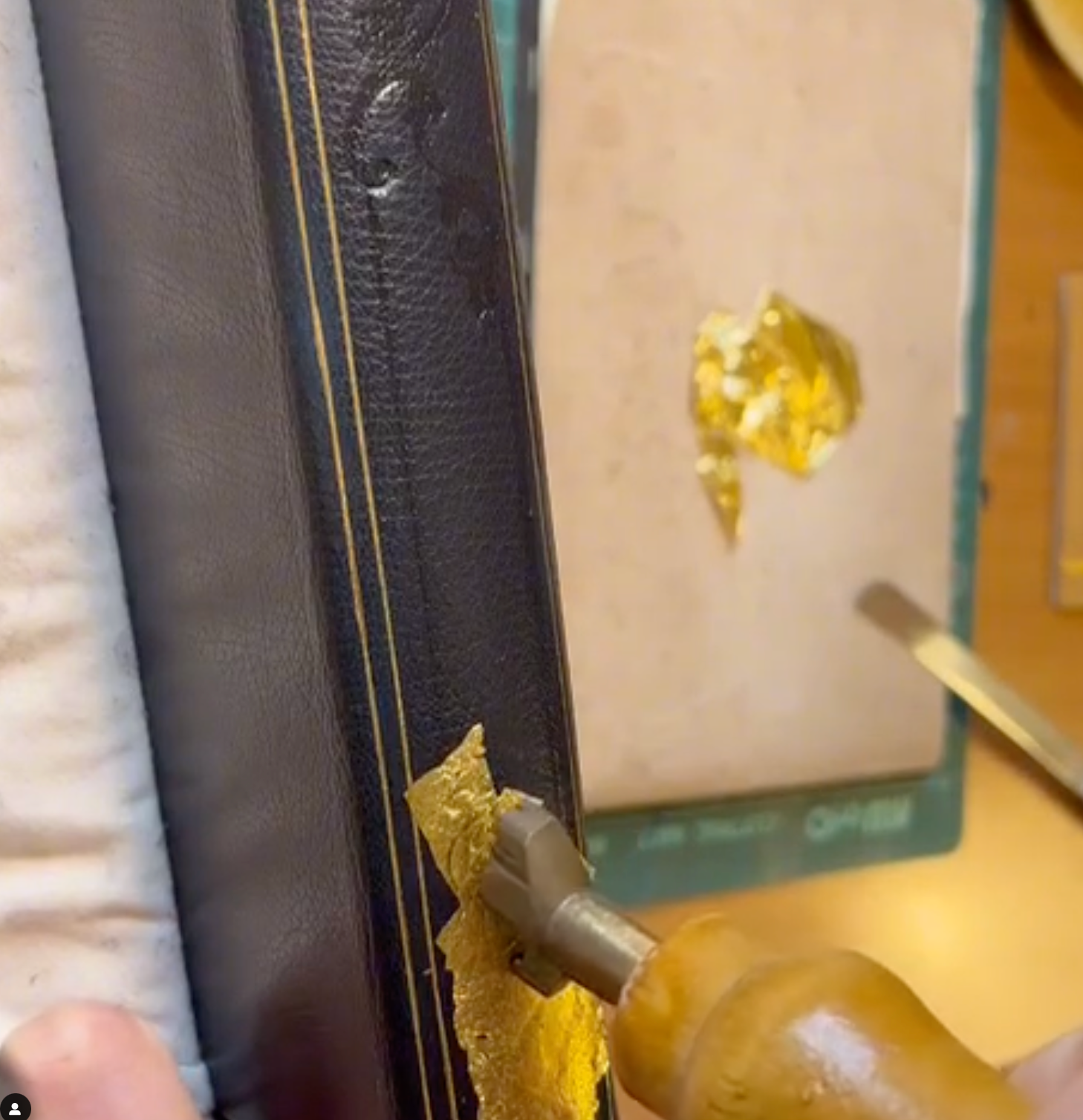 Traditional Hand Gold Tooling– Wrights of Lymm