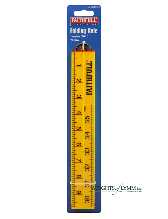 Plastic Folding Ruler– Wrights of Lymm